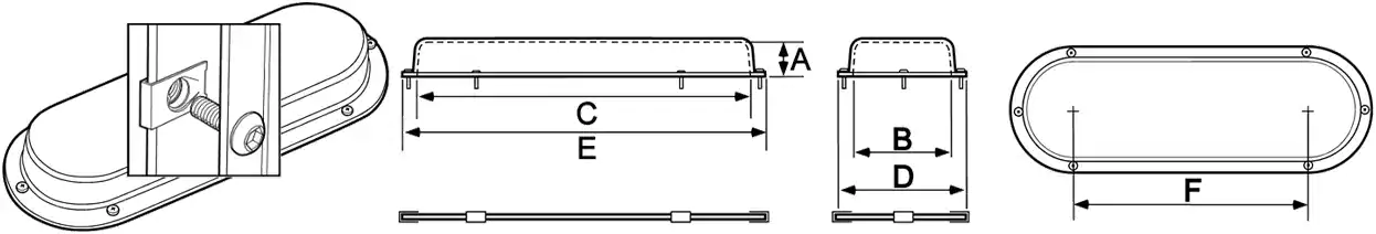 Standard Flanged Guards with Safety Fasteners | Machine Guard